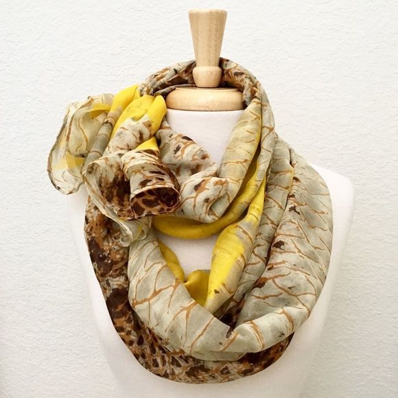 Evelyn K | Accessories | Nwt Evelyn K Sheer Python Reptile Print Big ...